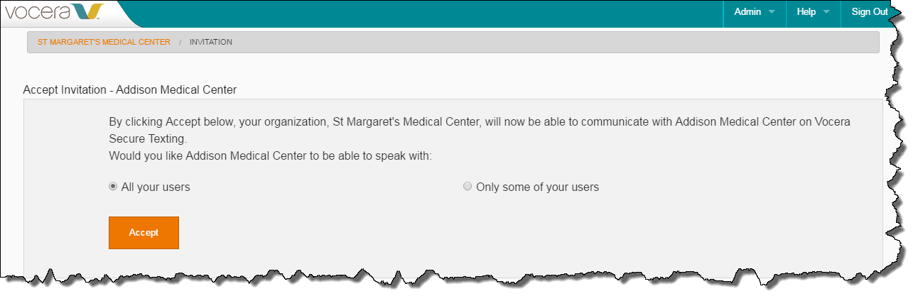 How to Accept an Invitation for Some Users