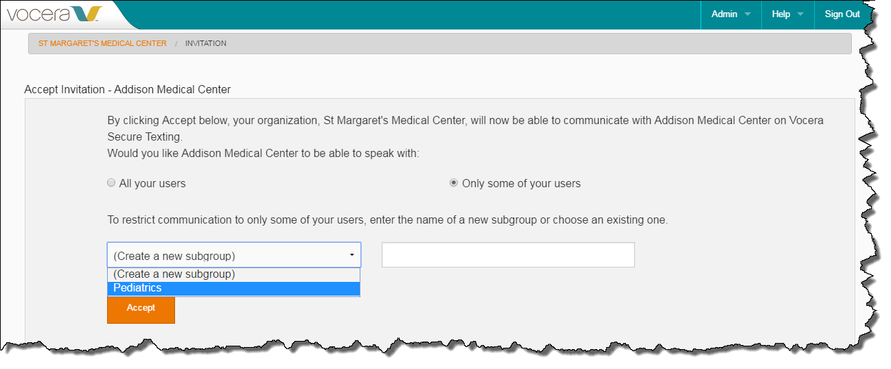 How to Accept an Invitation for Some Users