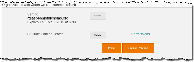 How to Invite an Existing Practice to Join an Organization