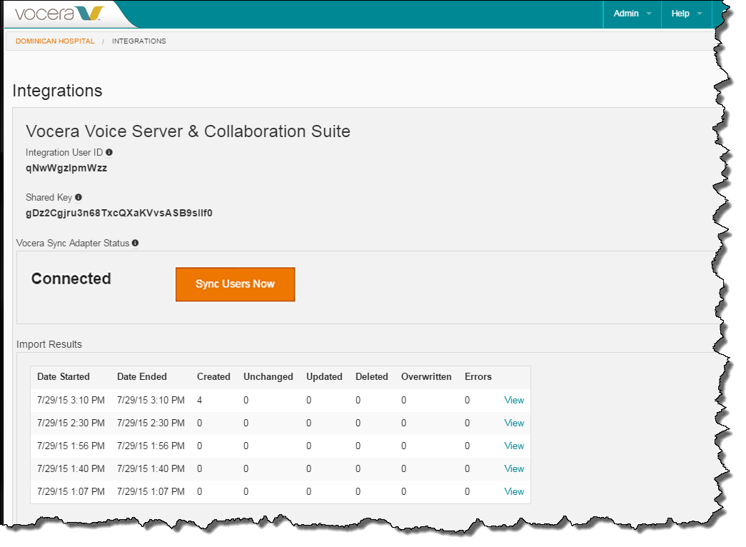 How to View Integration Details